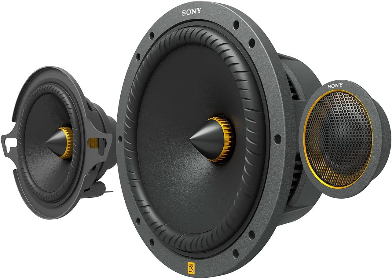 Amazon.com: Sony Mobile ES 6.5" 3-Way Component Speakers (Pair) - XS ...