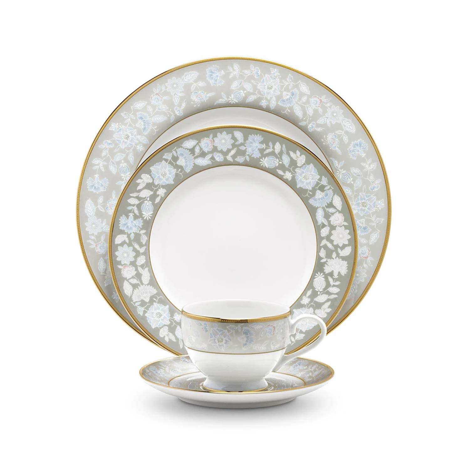 Noritake Japan Porcelain Ceramic Dinner Set 24K Gold, 21 Pieces ...