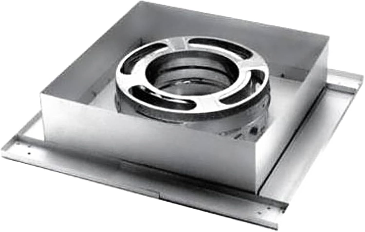 DuraVent Steel Triple Wall Flat Ceiling Support Box - Heating Equipment ...