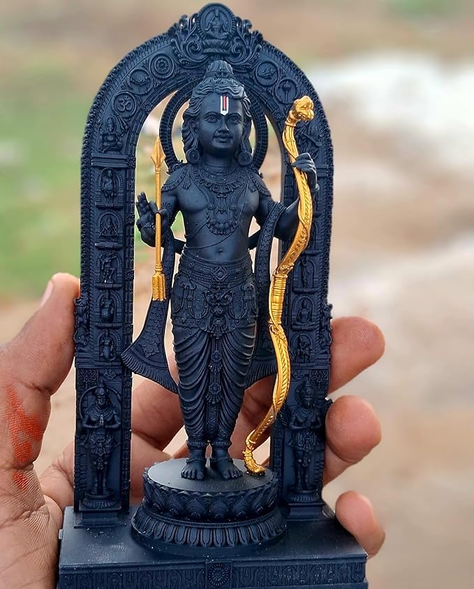 Buy Ram Lalla Idol 6 inch Ramlalla Statue for Pooja Ayodhya Temple bal ...