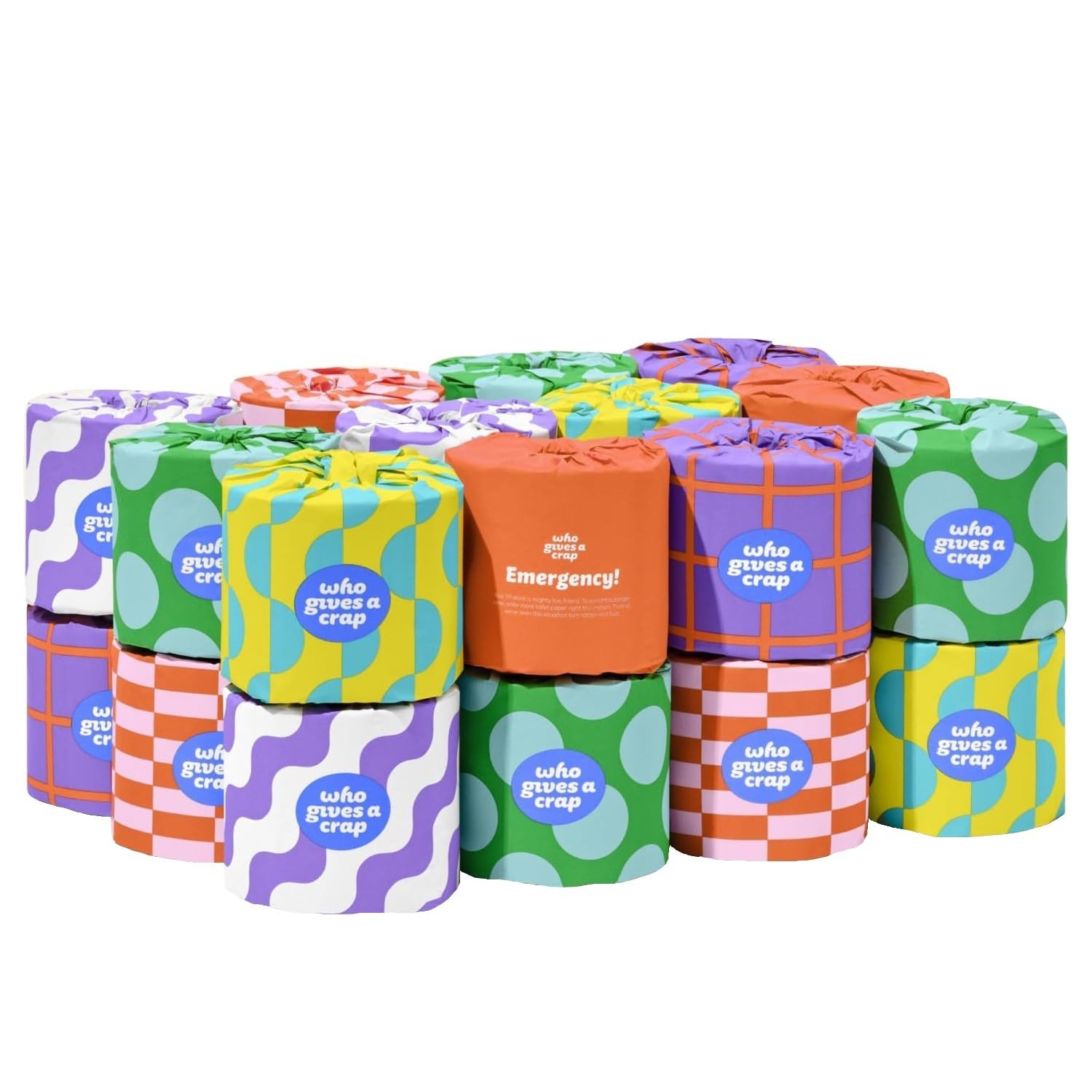 Amazon.com: Who Gives A Crap | 100% Recycled Toilet Paper, 24 Rolls ...