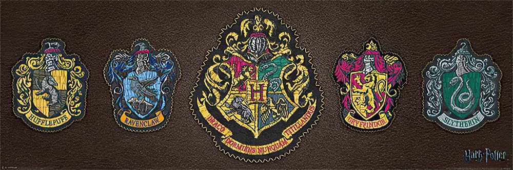 Amazon.com: Harry Potter - Mini Door Movie Poster/Print (Hogwarts House ...