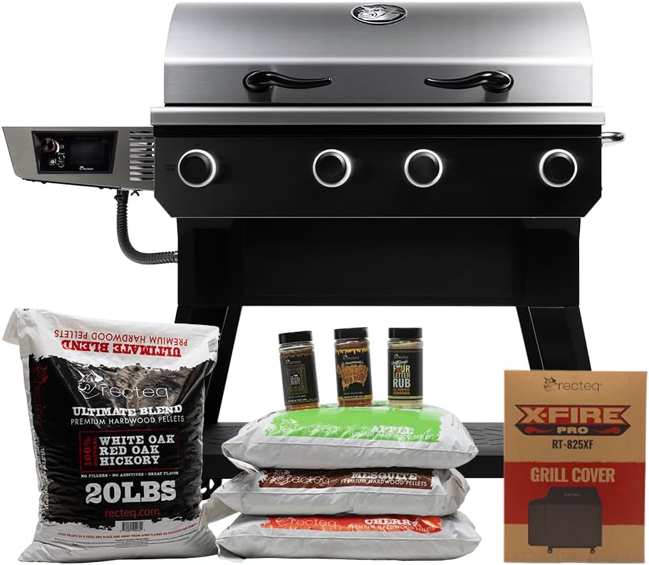 Amazon.com: recteq X-Fire Pro 825 Wood Pellet Smoker Grill, Wi-Fi ...