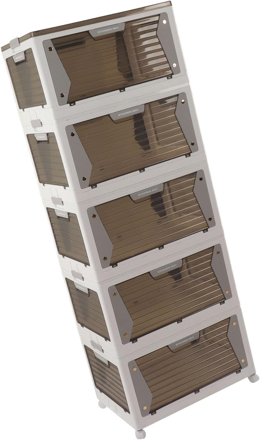 Amazon.com - Storage Container PP Stackable Foldable Large Capacity 5 ...