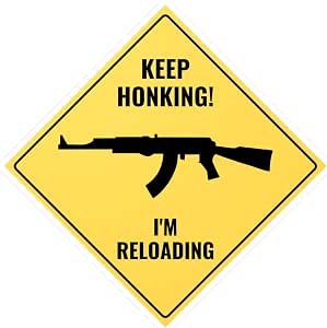 Amazon.com: Keep honking I am Reloading Sidhu moosewala Stickers (2 ...