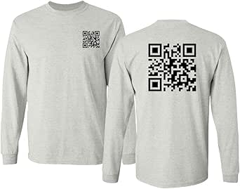 Trump Dancing Dance QR Code Funny President Long Sleeve T-Shirt ...