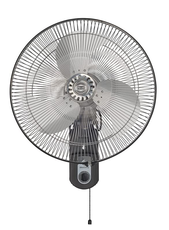 POLAR Blustery 450mm Wall Mounted Fan | Button Control Oscillating ...