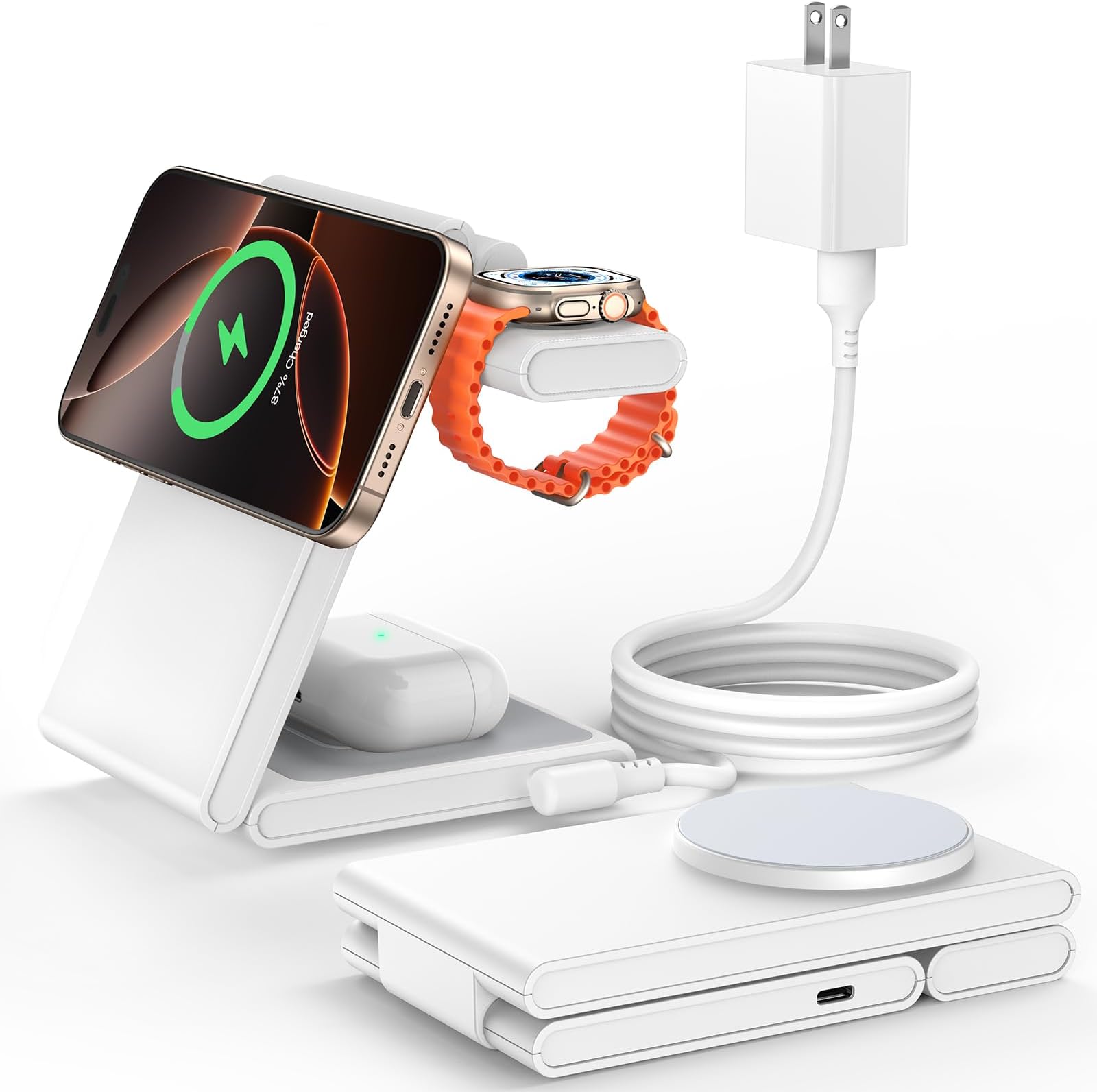 Amazon.com: Magnetic 3 in 1 Charging Station for Multiple Devices,Mag ...