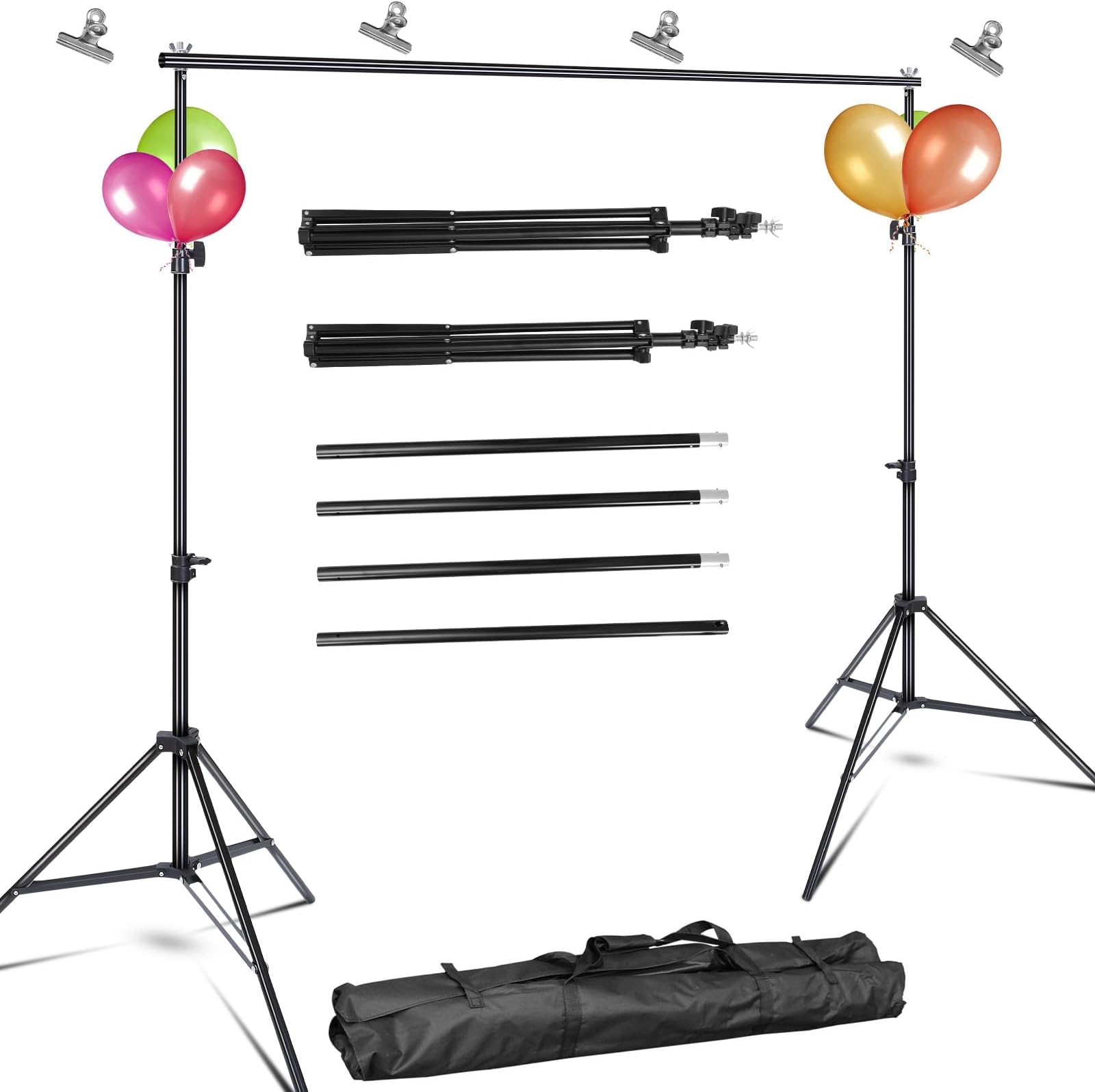 Amazon.com : Coliflor T-Shape Portable Backdrop Stand, 6.5x3.2ft ...