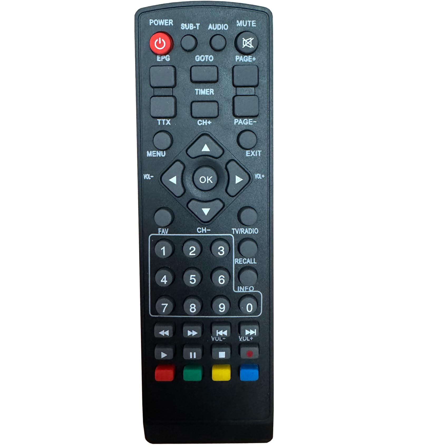 Nouvelle Télécommande Universelle 7en1 Compatible pour Décodeur TNT DVB ...