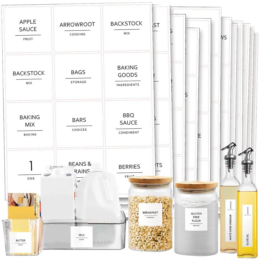 Buy Talented Kitchen 157 Pantry Organization Labels for Food Storage ...