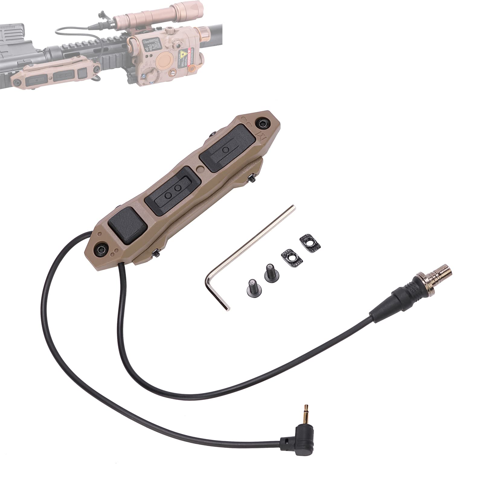 Buy Fineonly Upgrade Dual Remote Pressure Switch Augmented Tape Switch ...