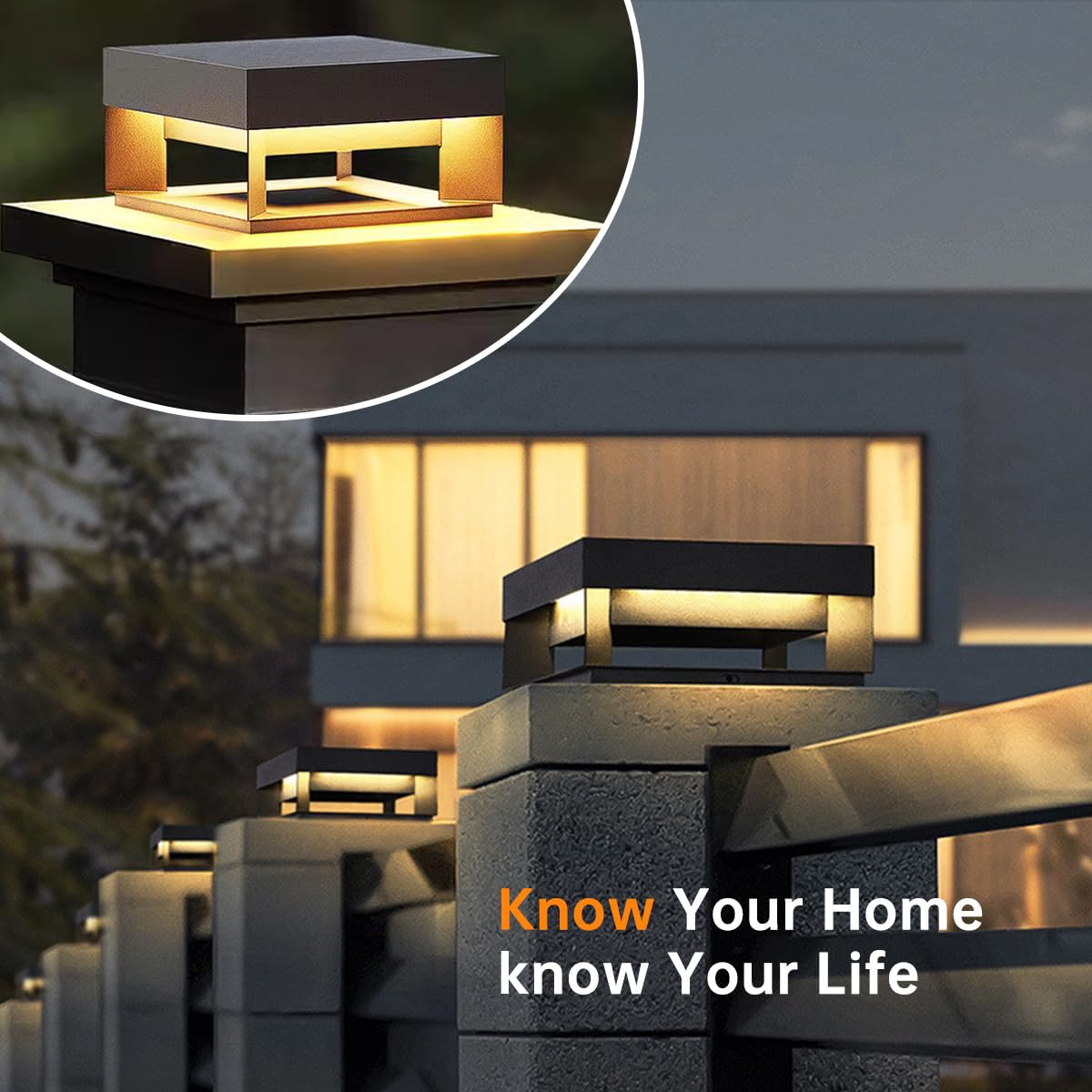 Custom Led Pillar Lights PTOUG Modern Luxury Pillar Lights With LED