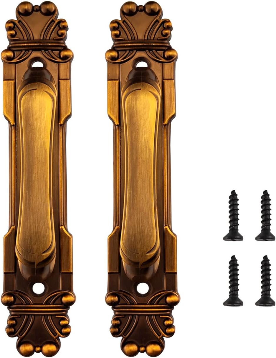Watris Veiyi 2PCS Antique Door Pull Handle, Vintage Cabinet Door ...