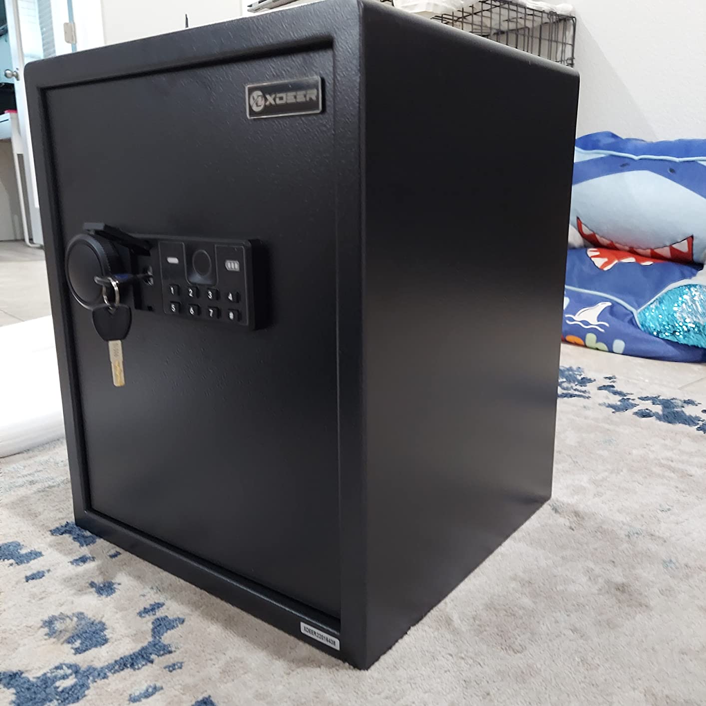 $23/mo - Finance XDeer Biometric Safe Box, 0.78 Cubic Quick-Access ...