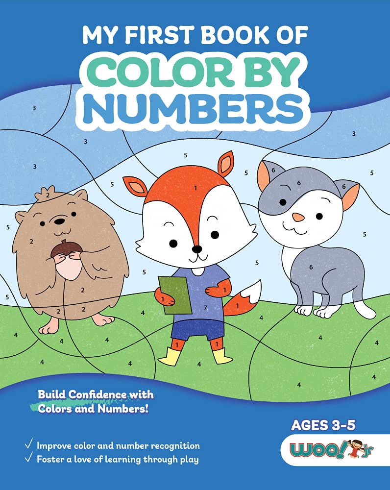 My First Book of Color by Numbers: (Build Confidence with Colors and ...