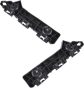 Amazon.com: GLOSSY AUTO PARTS Pair Front Bumper Fascia Support Lower ...