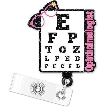 Amazon.com : ERHACHAIJIA Ophthalmologist Retractable Black Glitter ...