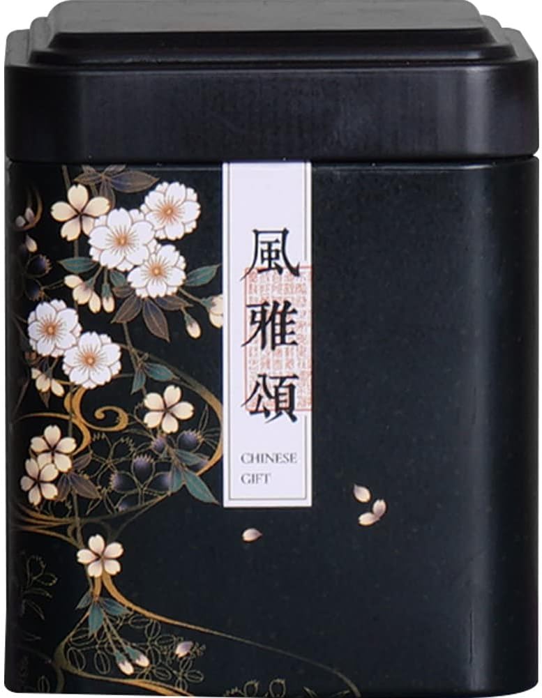 Tea Tin Canister with Airtight Lids for Loose Tea and Tea Bags Small ...