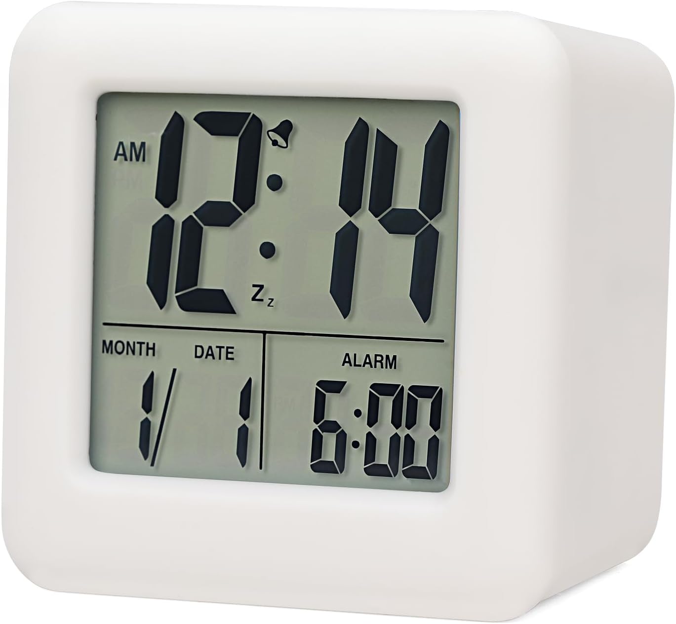Amazon.com: KAIJIELY Upgraded Digital Alarm Clock, 4.3" LED Display ...