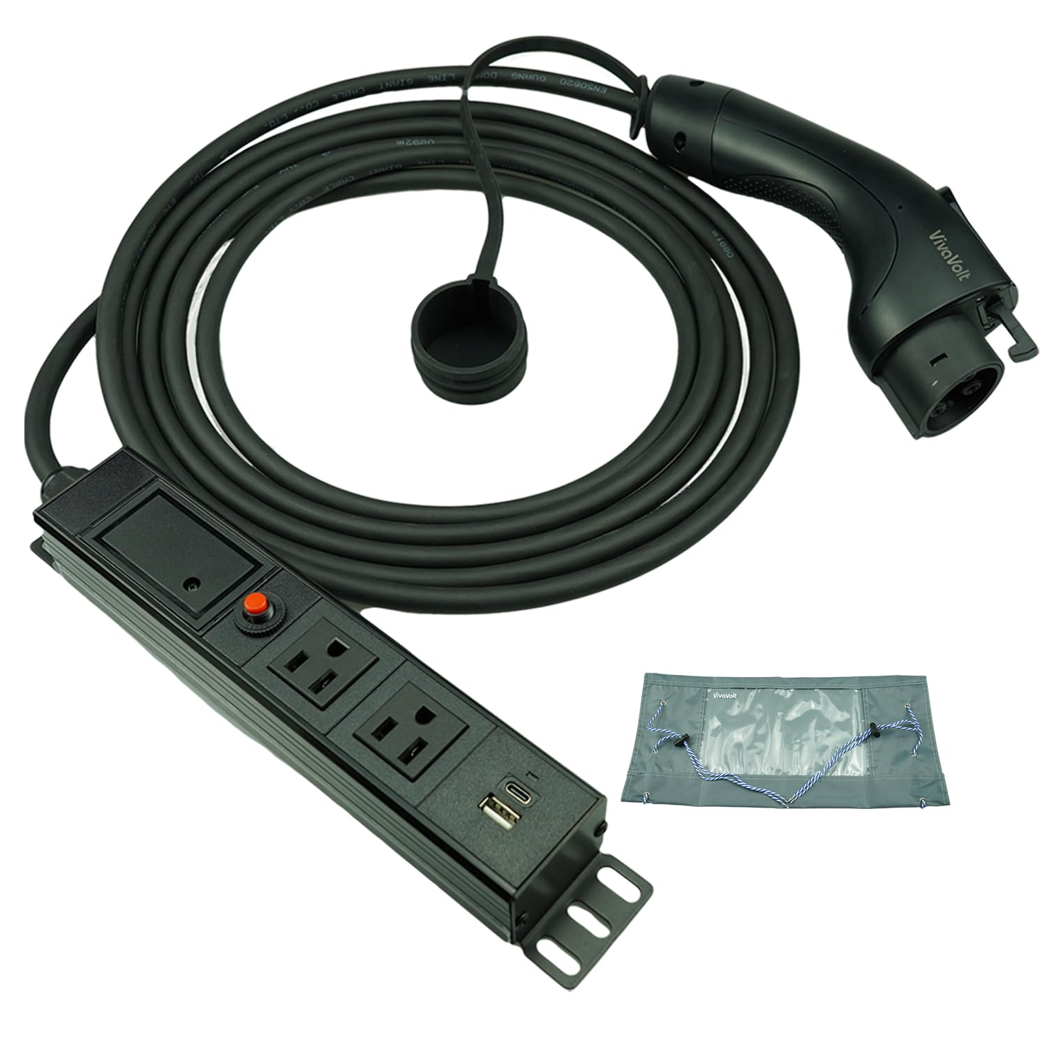 Amazon.com: VIVAVOLT V2L Adapter with 16.4ft NEMA5-15 Outlet,Up to 15A ...