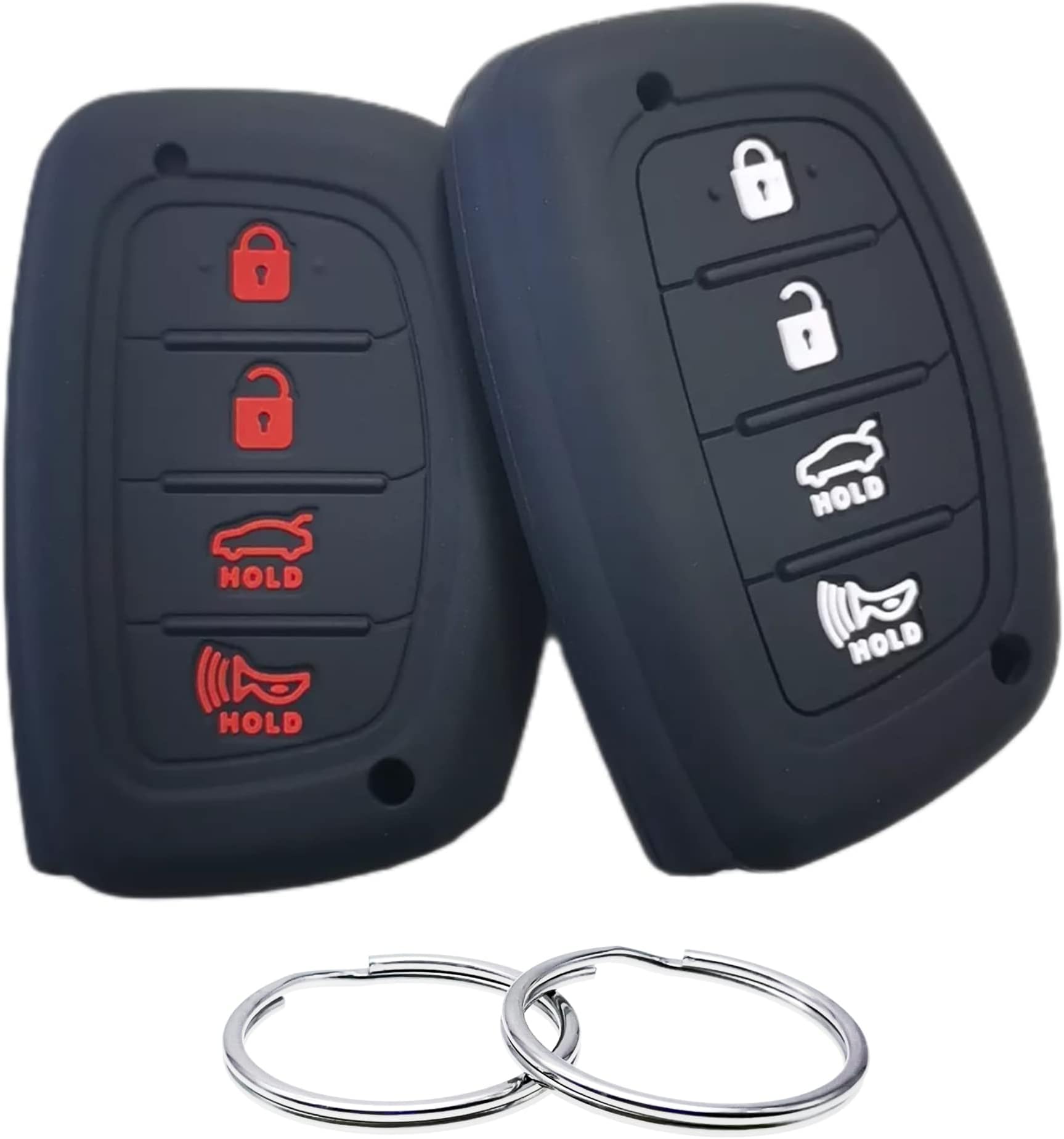 Amazon.com: REPROTECTING Silicone Rubber Key Fob Cover Compatible with ...
