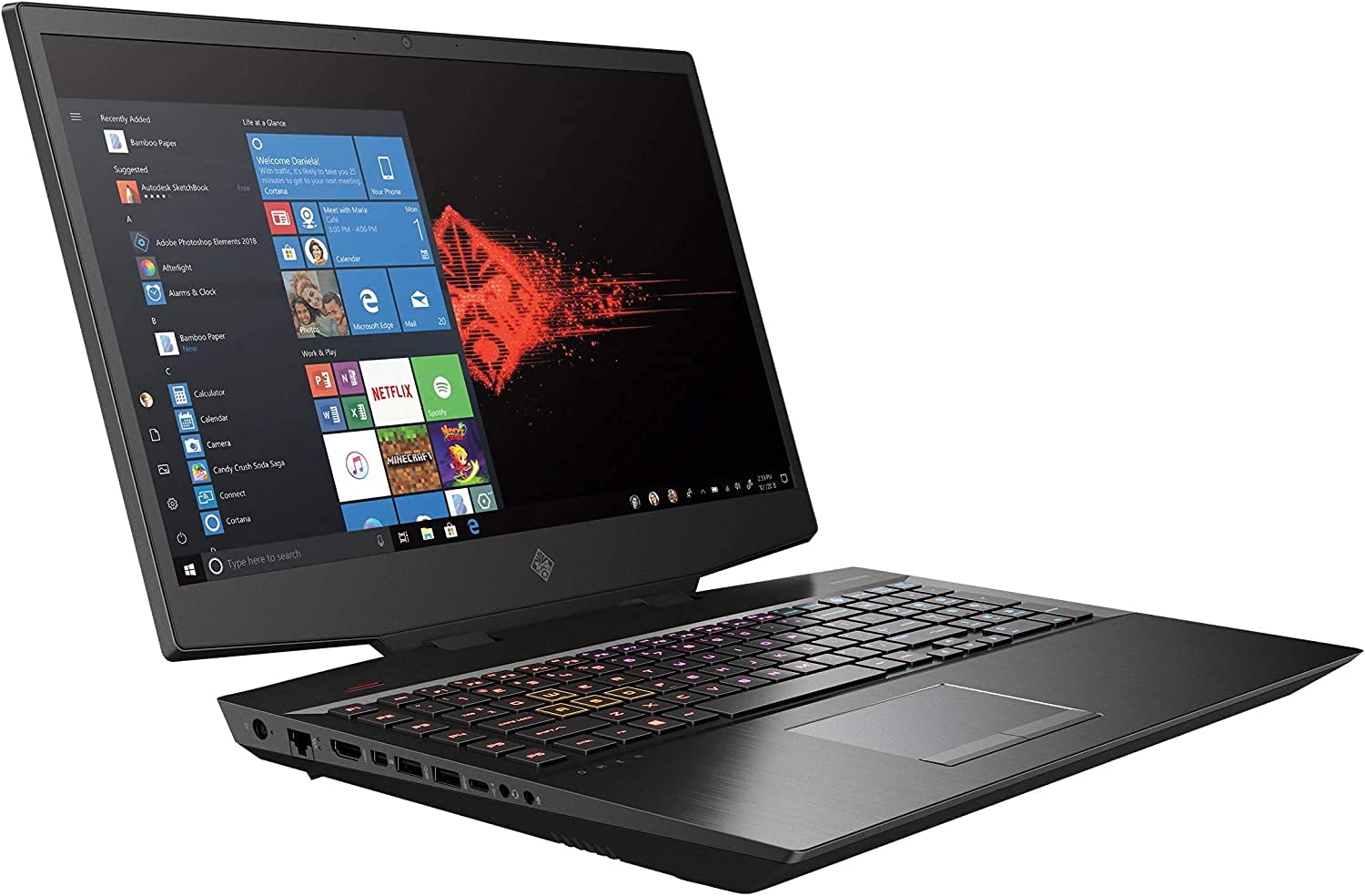 HP Omen 17.3 inches Gaming Laptop Computer, Intel i7 16GB 512GB RTX ...