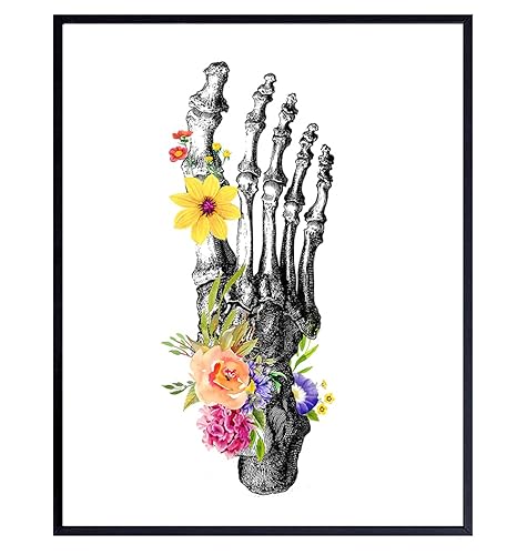 Amazon.com: Human Foot Anatomy Medical Wall Art for Doctor Office ...