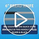 Amazon.com: Rada Cutlery Essential Oak Block Set (S58), Stainless Steel ...