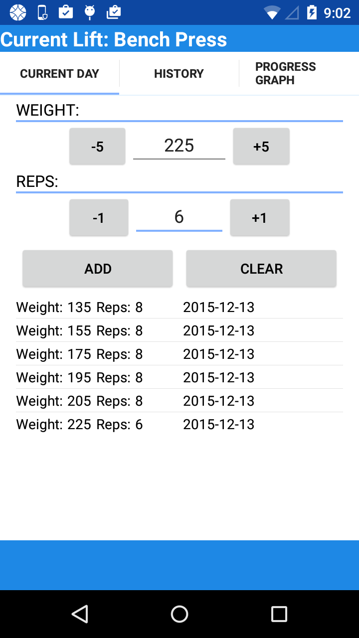 Lifting Log - App on Amazon Appstore