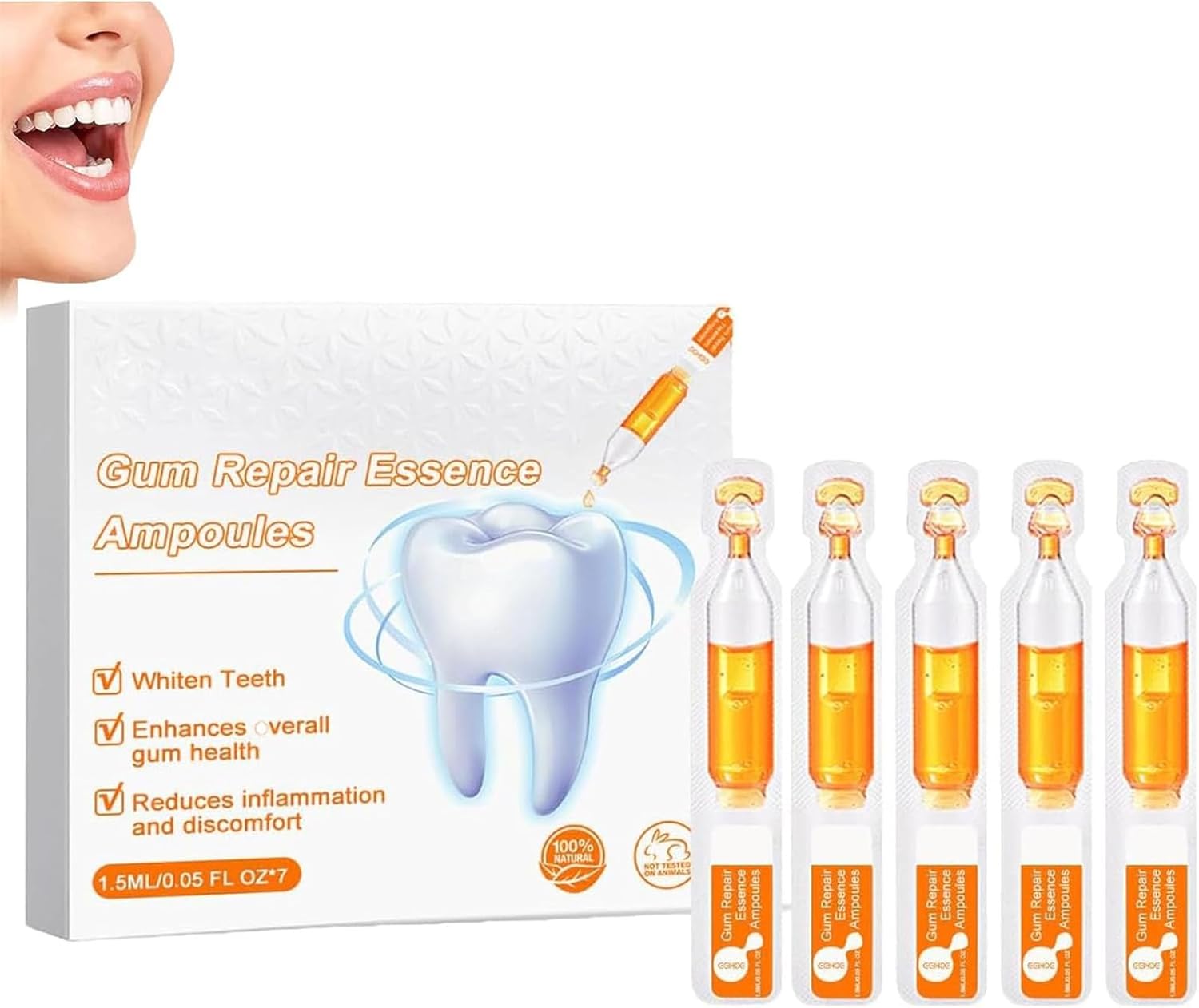 Gum Repair Treatment Ampoules, Gum Repair Essence Ampoules, Teeth ...