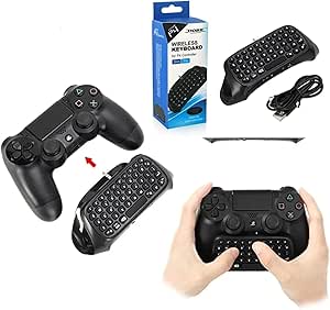 Dobe Teclado Chatpad Bluetooth Compatível para Controle Ps4 : Amazon.com.br: Games e Consoles