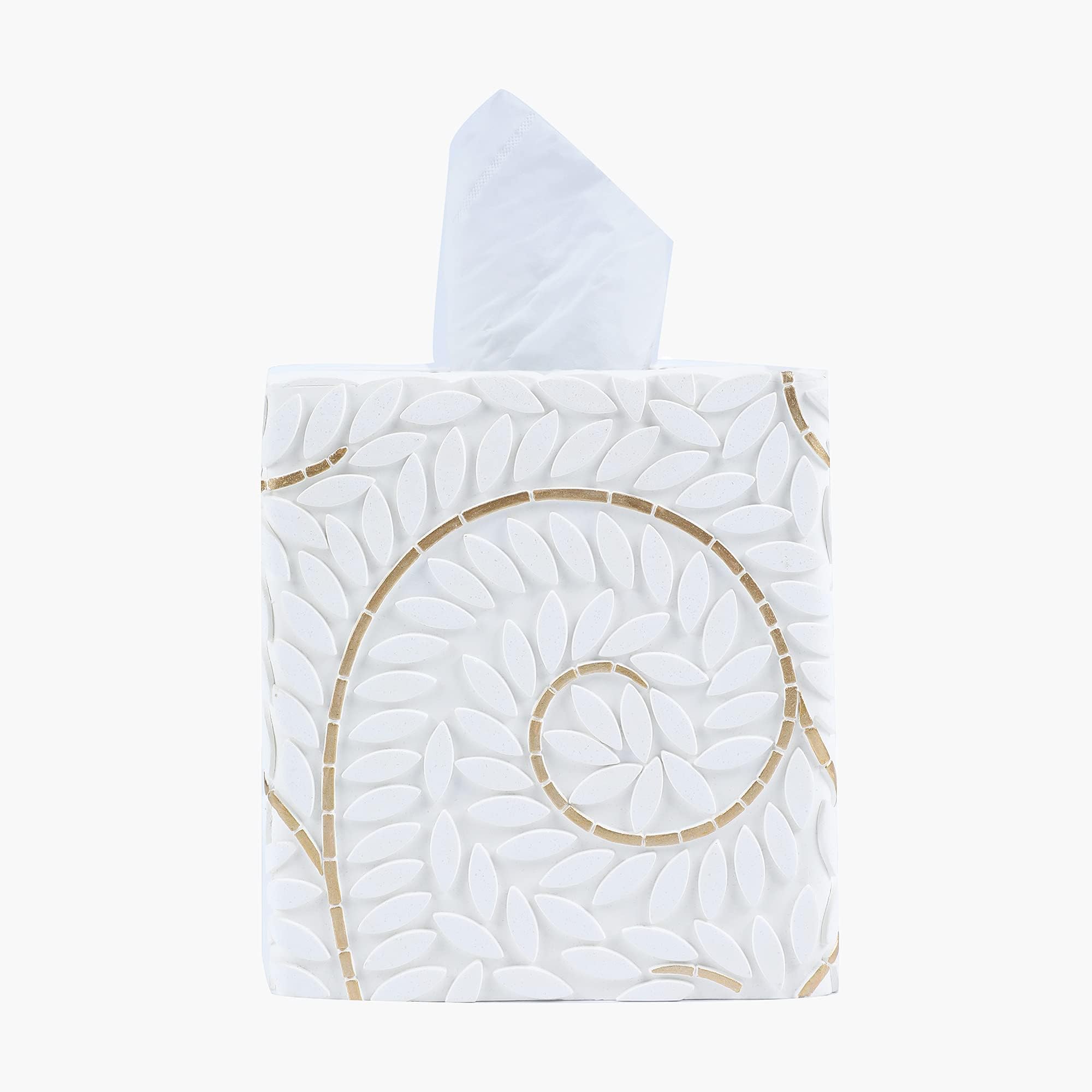 Amazon.com: Tissue Box Cover Square Resin Tissue Holder for Home Decor ...