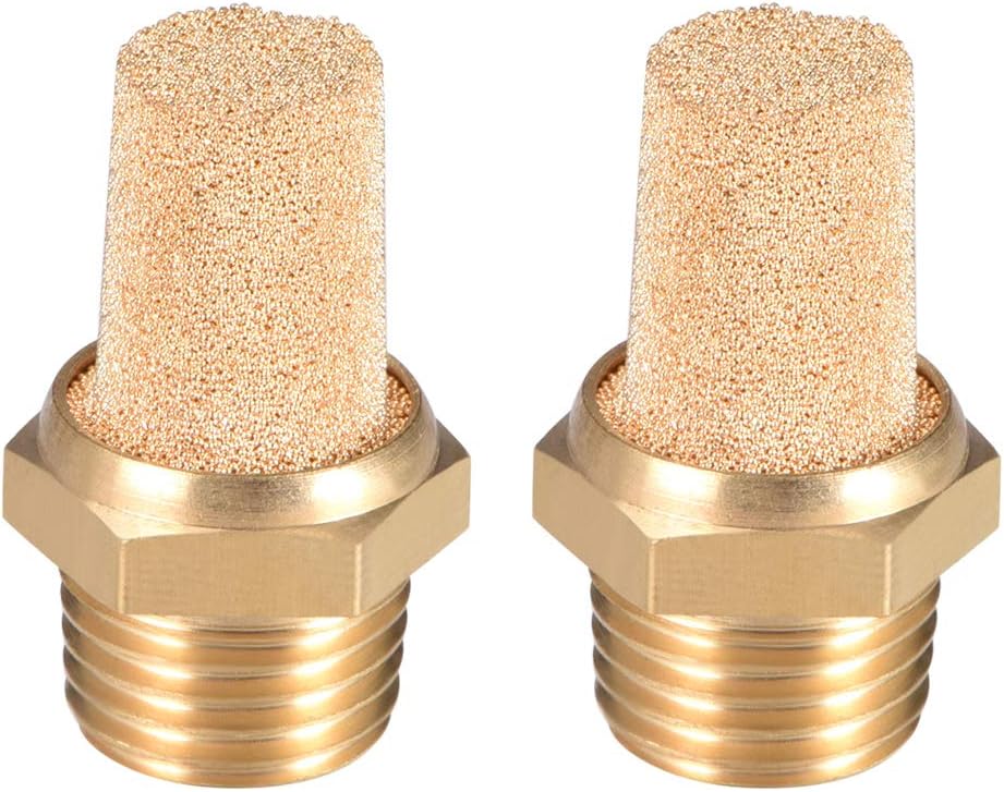 Amazon.com: uxcell Sintered Bronze Exhaust Muffler Top Adjustable G3/8 ...