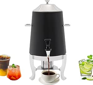 Amazon.com | Coffee Urn with Fuel Holder 3.5 Gal/13L, Stainless Steel ...