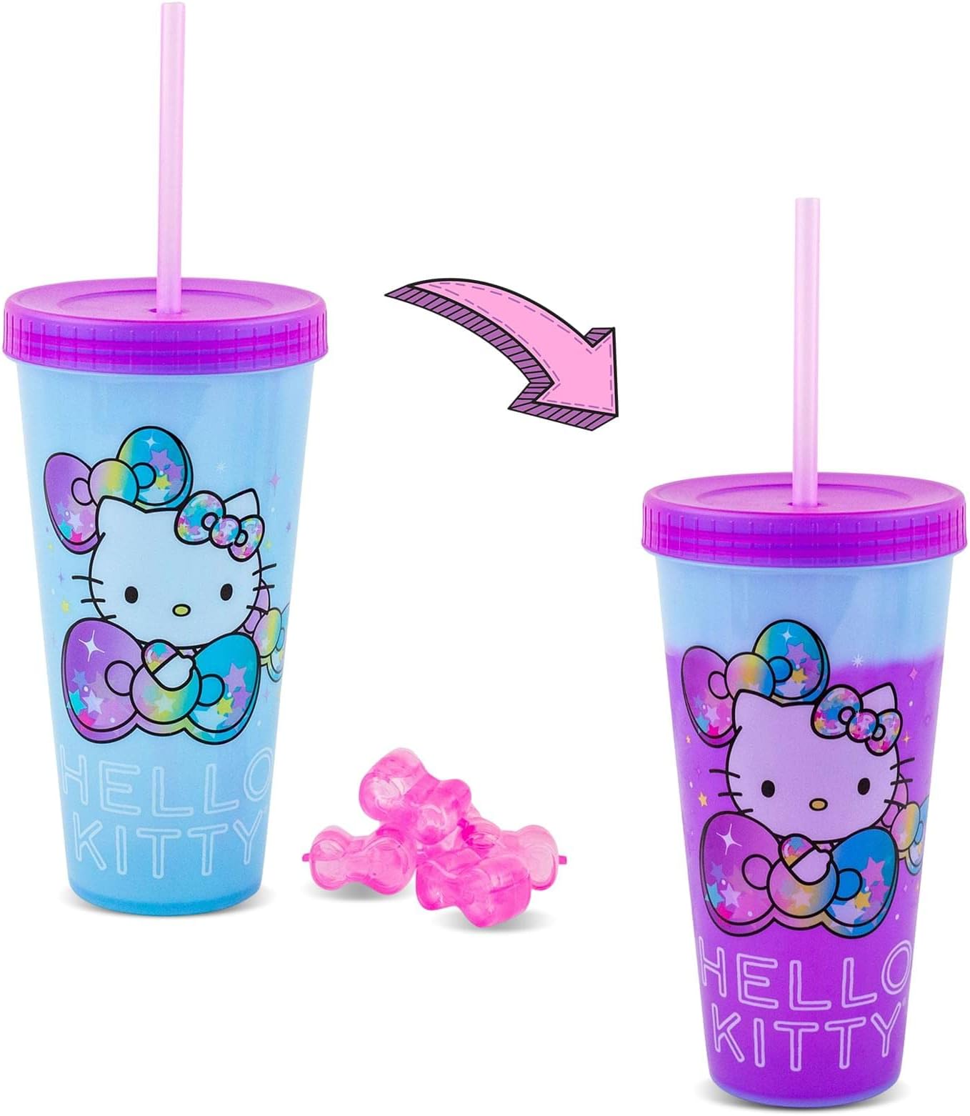 Amazon.com | Wednesday "We Wear Black" Color-Changing Plastic Travel ...