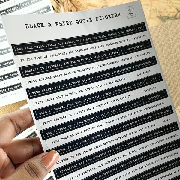 ABC Shop Trendy Aesthetic Quote Sticker Pack | for Laptop, Bike Helmet ...