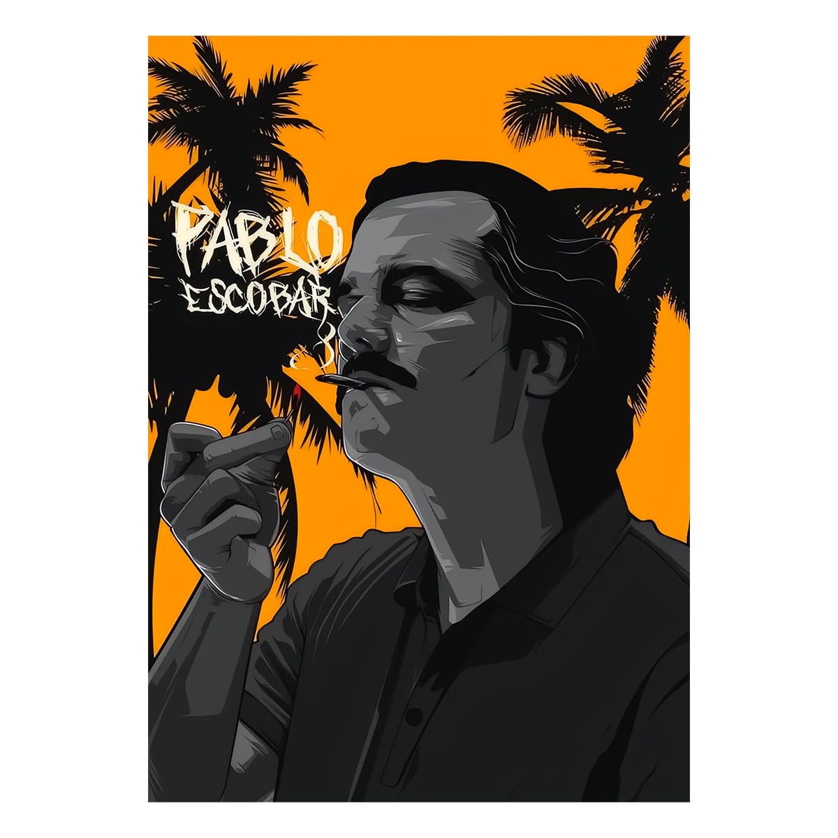 Buy Pablo Escobar Wall Sticker - Pablo Escobar Narcos Wall Sticker for ...
