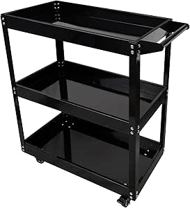 Amazon.com: BHB 3 Tier Rolling Tool Cart Box On Wheels, Heavy Duty Capability Tool Cart for ...