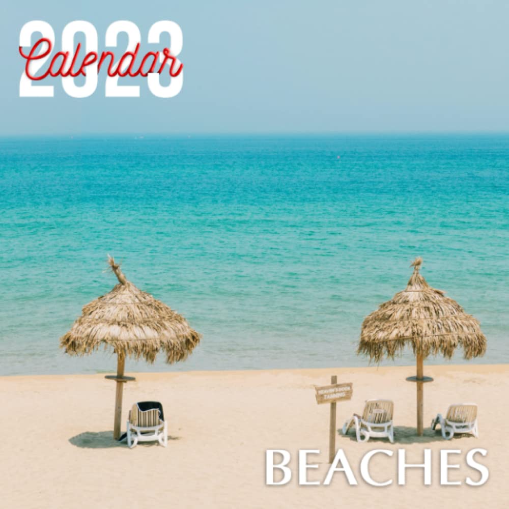 Beaches Calendar 2022-2024: Beaches 21-Month Calendar for Alls Beaches ...