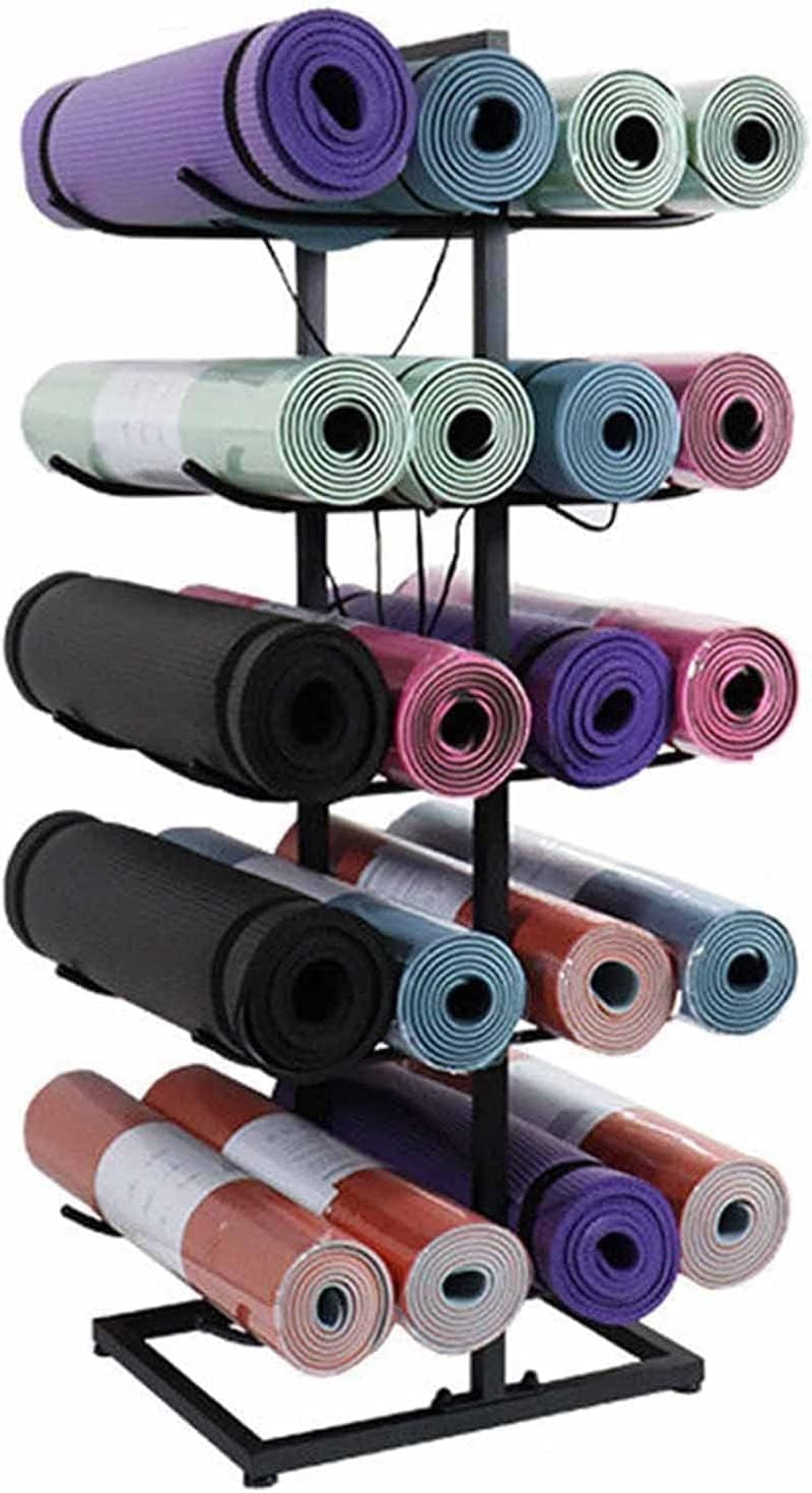 Amazon.com: Commercial Heavy Duty Floor Display Stand for Yoga Mat ...