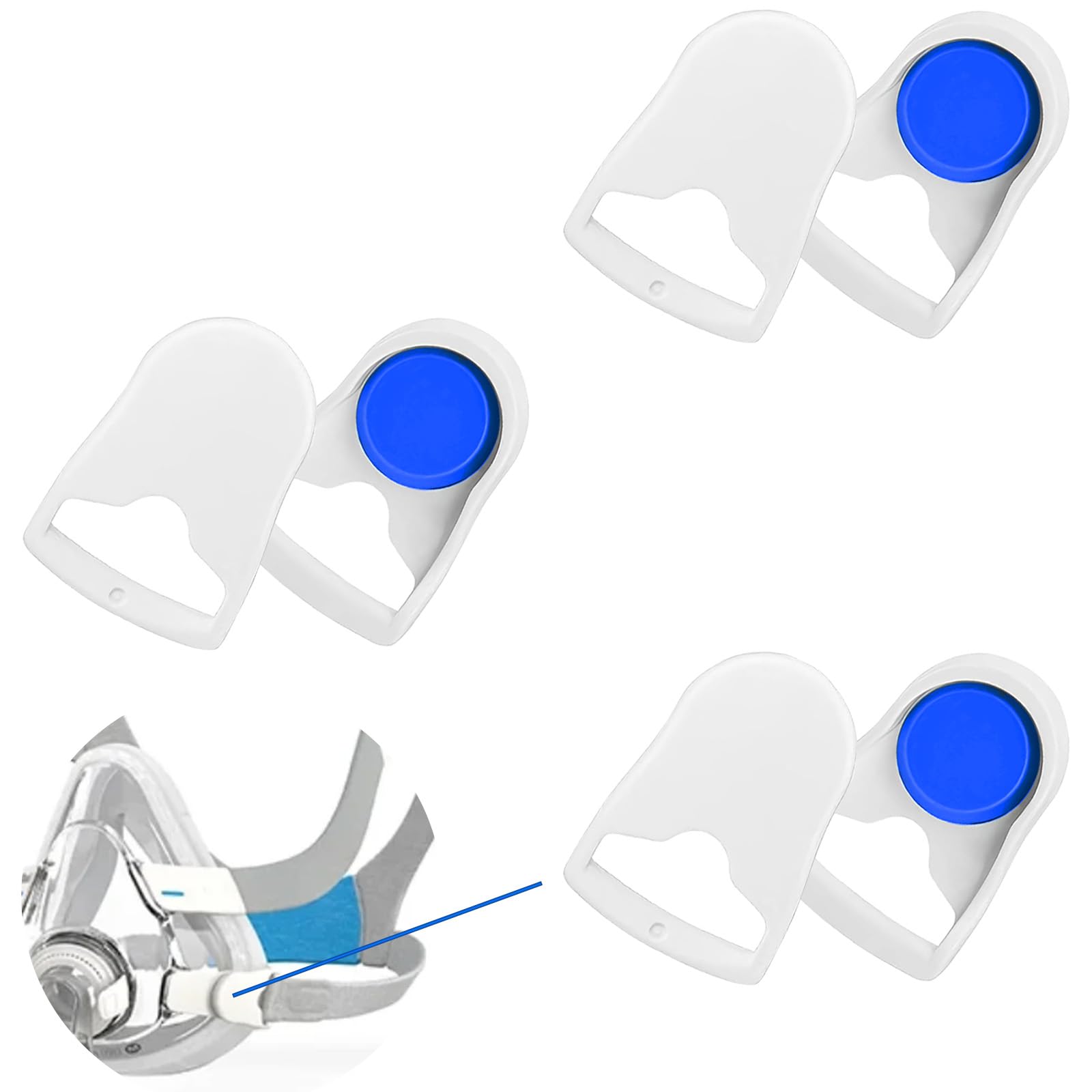 Amazon.com: Headgear Clip, Magnetic Headgear Clips Compatible with ...
