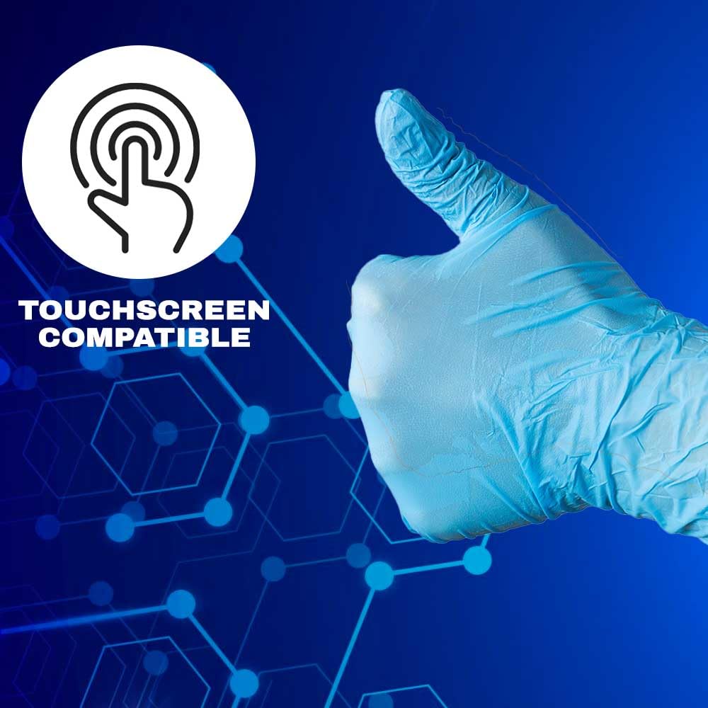 Snapklik.com : SUNLINE Nitrile Gloves Disposable Latex Free - Puncture ...