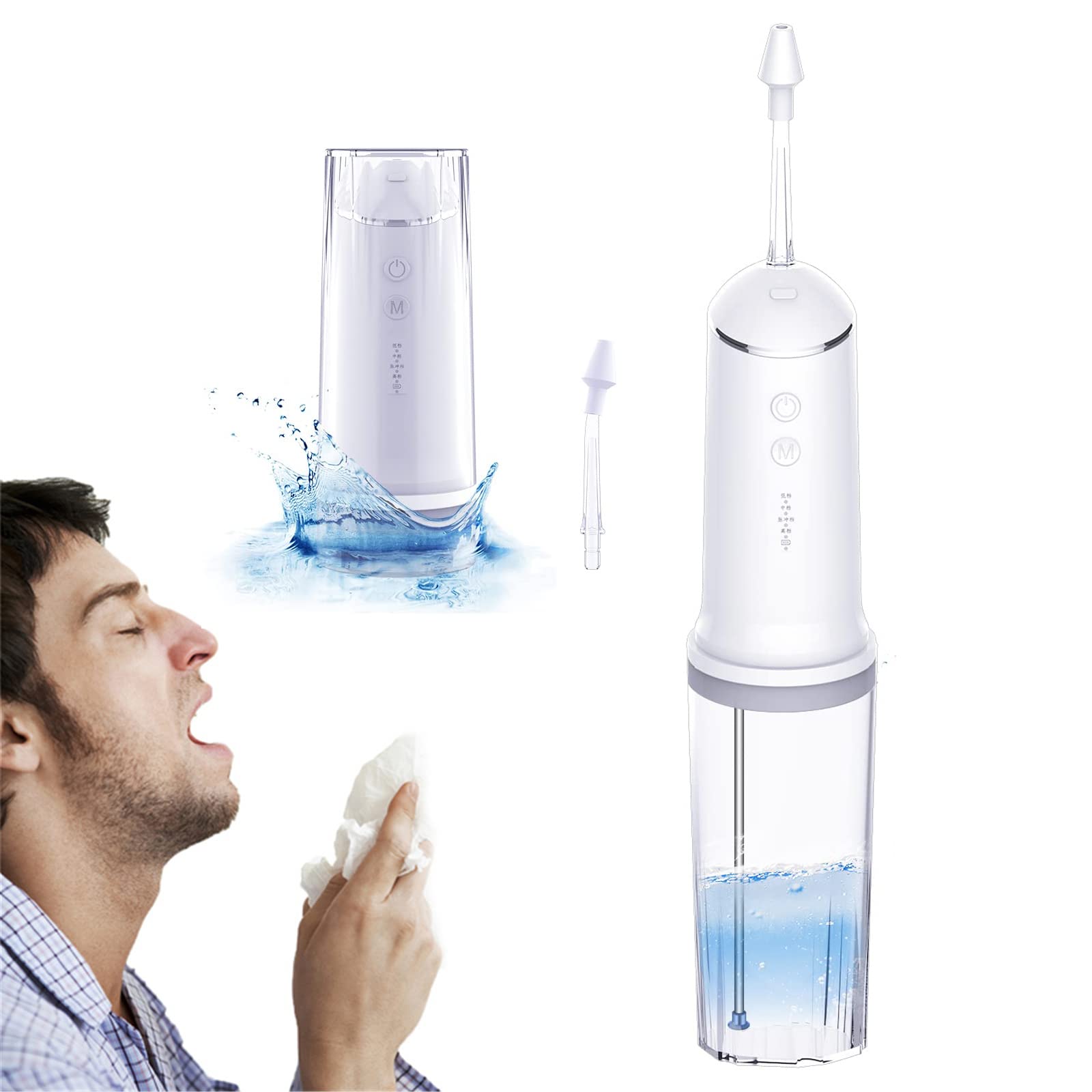 Sinus Rinse Nasal Irrigator Kit Pulsating Nasal Rinse Machine Sinus ...