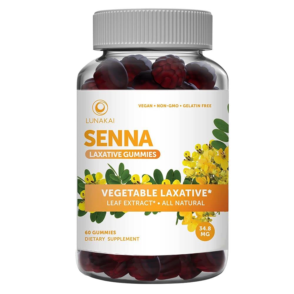 Buy Senna Gummies Natural and Senna Plus Effective Stool Softener Non ...