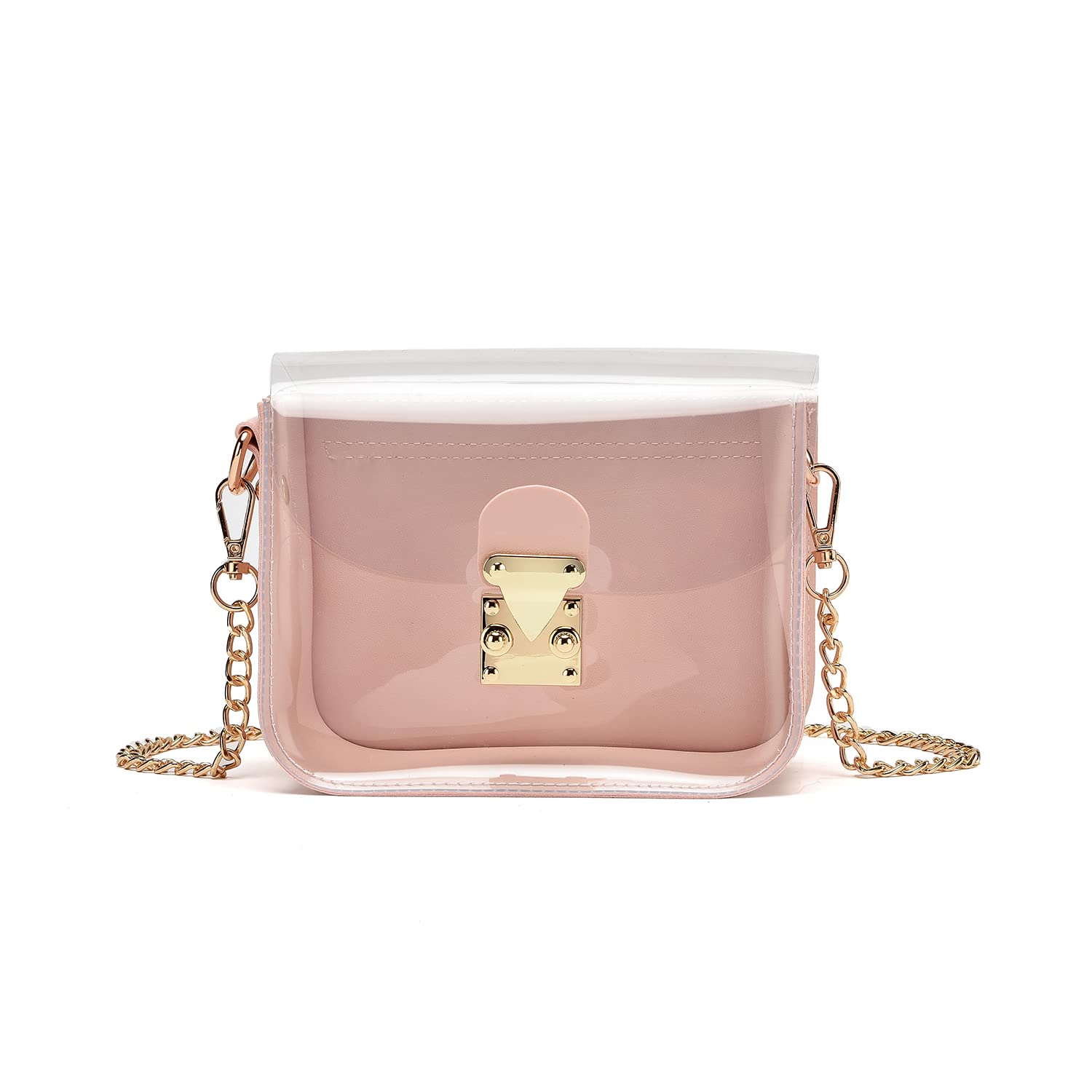 KUI WAN Clear Bag Stadium Approved, Clear Crossbody Bag Cute Clear ...