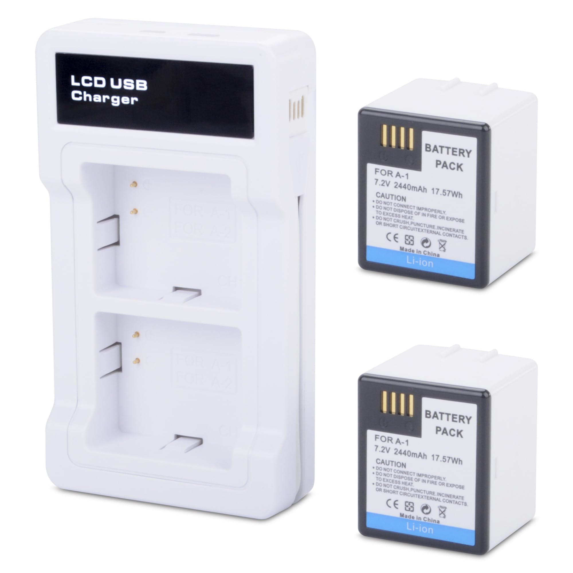 Amazon.com: 2-Pack Rechargeable VMA4400 Batteries for Arlo Pro, Arlo ...