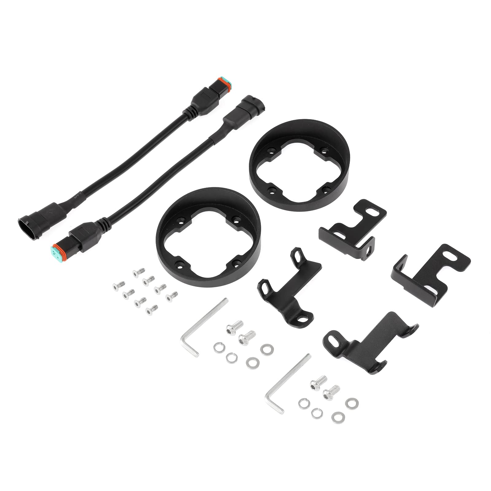 Snapklik.com : Auxbeam 3 Inch LED Fog Light Mounting Brackets For ...