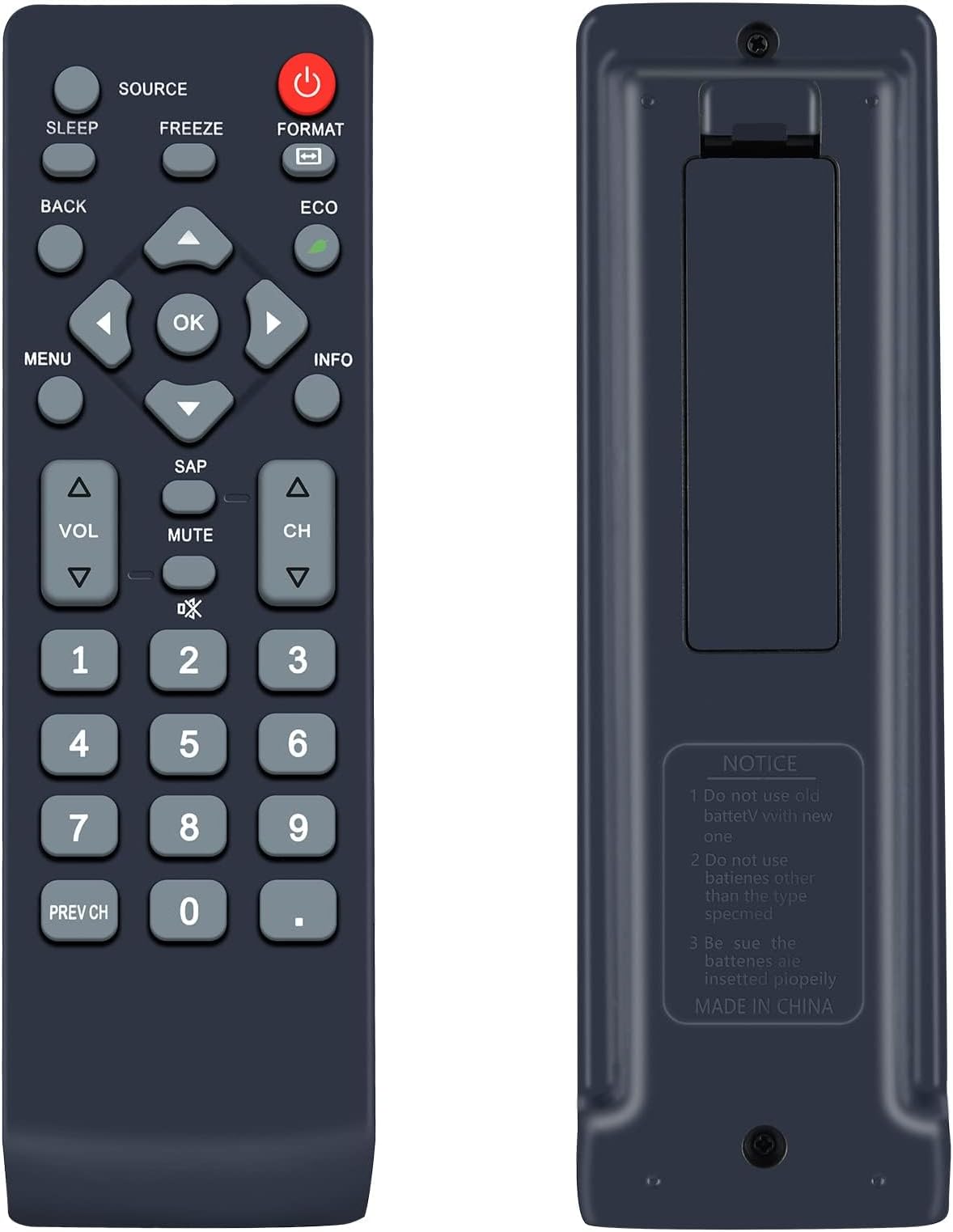 Amazon.com: NF033UD Replace Remote Control for Emerson TV Remote and ...