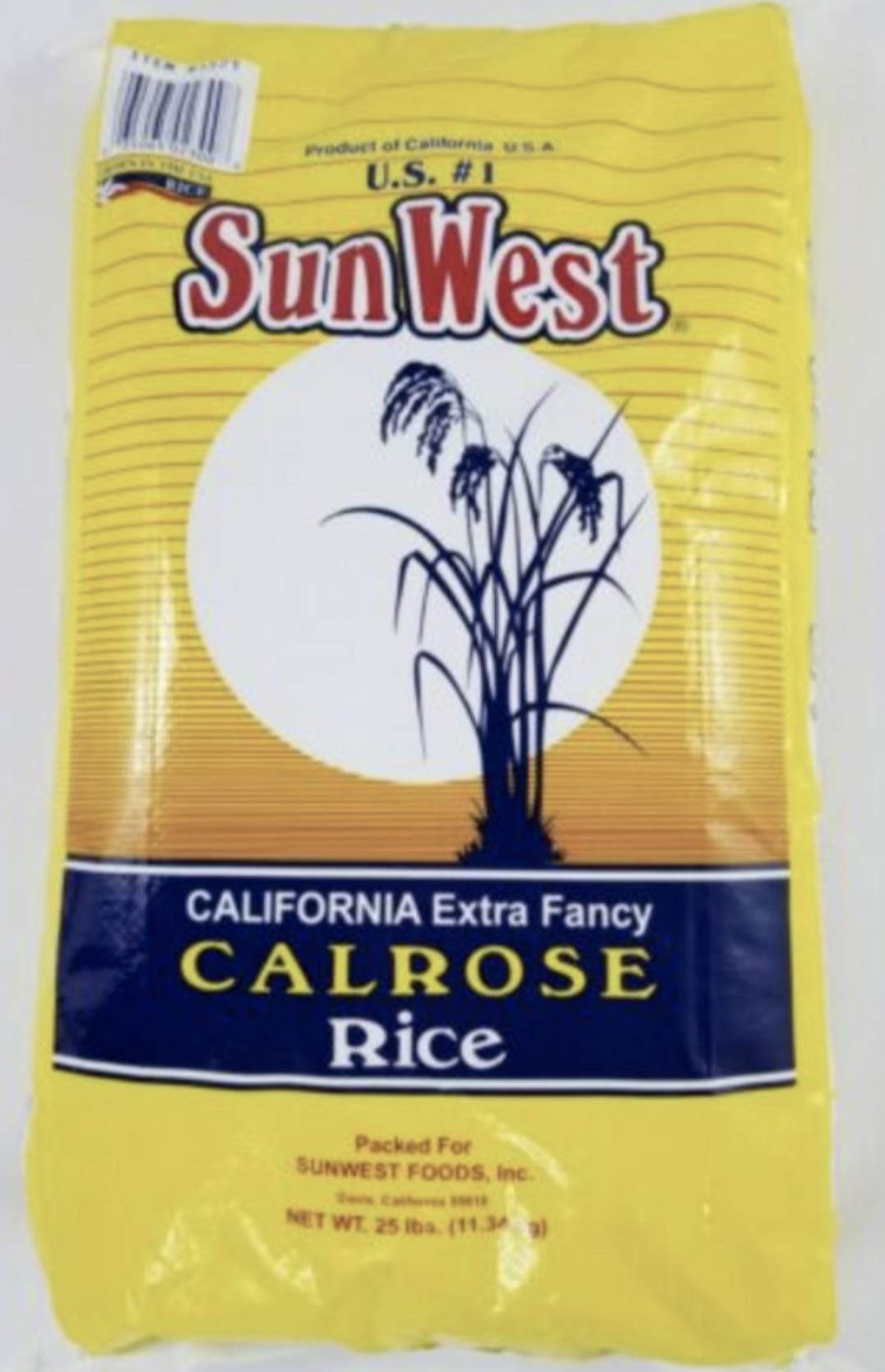 Amazon.com : Sunwest California Extra Fancy Calrose Rice USA Grown ...